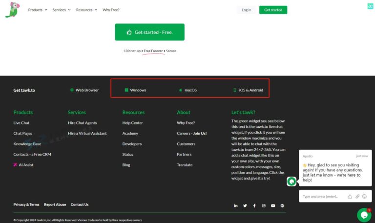 如何安装及使用tawk.to在线聊天工具 | Kiwi建站笔记