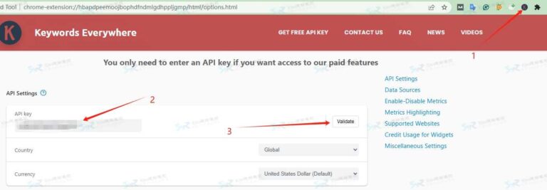 Keywords Everywhere教程：英文关键词调研工具使用完全指南